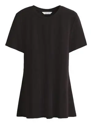 H&m H&M Interlock Peplum Top Black