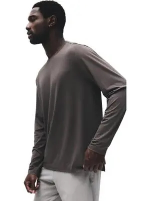 H&m Long-sleeved Sports Top With Drymove™ Technology - Medium Brown