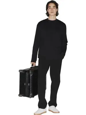H&m Four-way Stretch Regular Fit Pull-on Trousers - Black