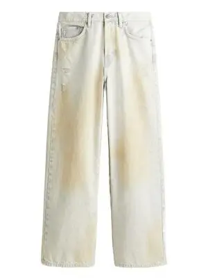 H&m Loose Fit Jeans With Dropped Crotch - Light Denim Blue