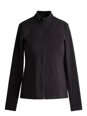 H&m Mama Zip-through Sports Jacket - Black