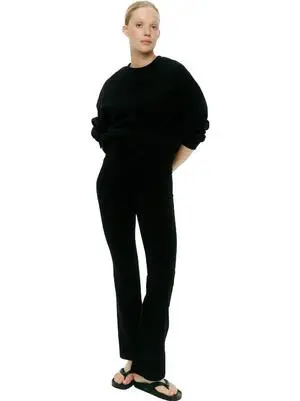 H&M H&M Mama Before & After Flared Trousers Black