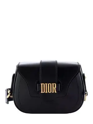 Dior D-fence Saddle Bag Small Shoulder Bag - Black