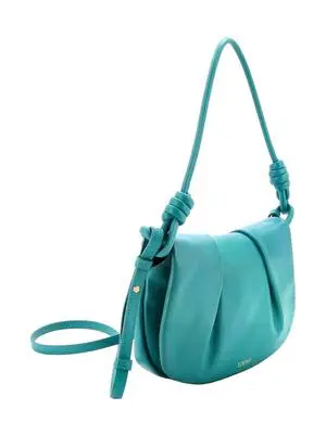 Loewe Paseo Leather Shoulder Bag - Blue