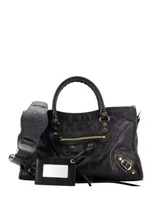 BALENCIAGA Balenciaga City Classic Studded Leather Bag