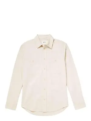 Nn07 NN07 - Colby 50065 Organic Cotton And Hemp-Blend Shirt - Men - Neutrals - S Ecru