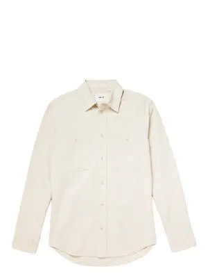 NN07 NN07 - Colby 50065 Organic Cotton And Hemp-Blend Shirt - Men - Neutrals - M