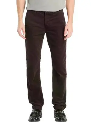 Tommy Hilfiger Denton Corduroy Straight Leg Trousers - Brown