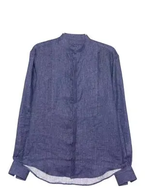 BOURRIENNE PARIS X Nocturne Linen Shirt - Blue
