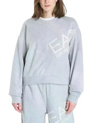 EA7 Logo Print Sweatshirt - Grey
