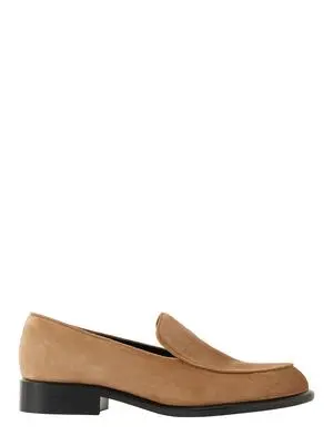 Khaite KHAITE Suede Loafers Camel