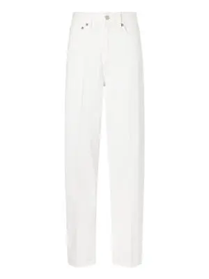 AGOLDE 80s High-waist Straight-leg Jeans - White