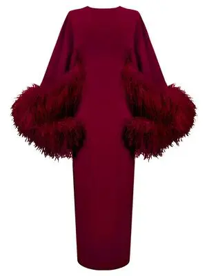 SANCTUMUM Deva Dress In Pauillac - Red