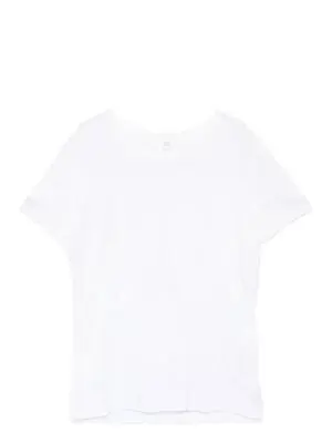 Y’s Textured-finish T-shirt - White