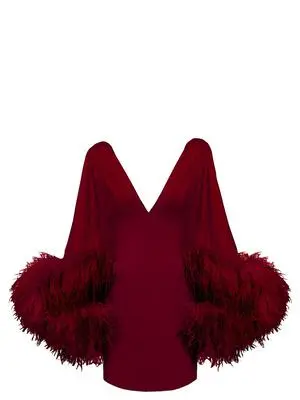 SANCTUMUM Nova Mini Dress - Red