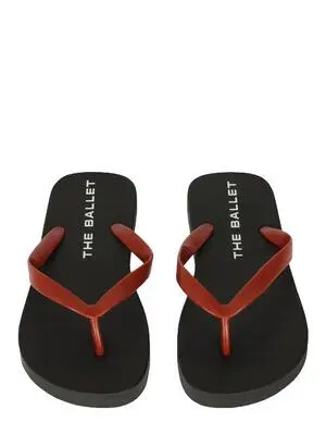 THE BALLET Flip Flop Sandals - Black