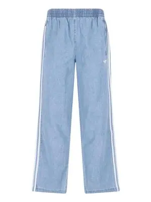 ADIDAS Adidas Straight Leg Jeans With Iconic Stripes