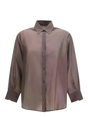 CRUNA Yvonne Long-sleeve Shirt - Brown