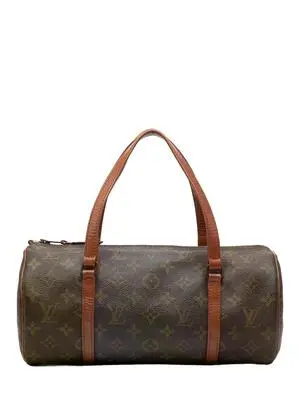 LOUIS VUITTON Monogram Canvas Papillon 30 Handbag - Brown