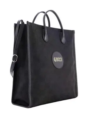 Gucci Off The Grid Gg Econyl Long Tote Bag - Black