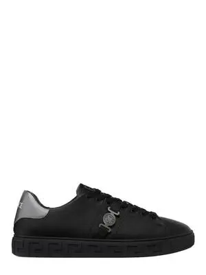 Versace Greca Low-top Sneakers - Black