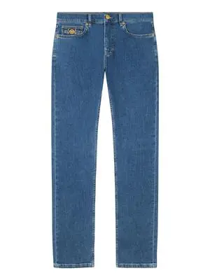 Versace Medusa Biggie Slim Jeans - Blue