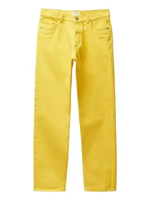 Versace Straight Leg Jeans - Yellow