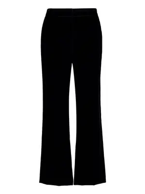 La DoubleJ Cotton Straight Leg Trousers - Black