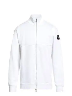 Paul & Shark Terry Zip Up Sweatshirt - White