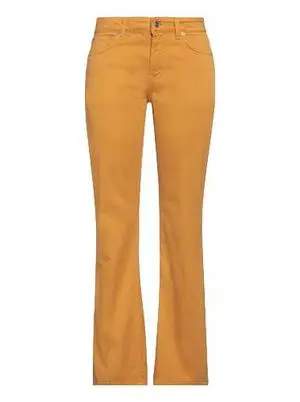 DEPARTMENT 5 Cotton Blend Flared Pants - Yellow
