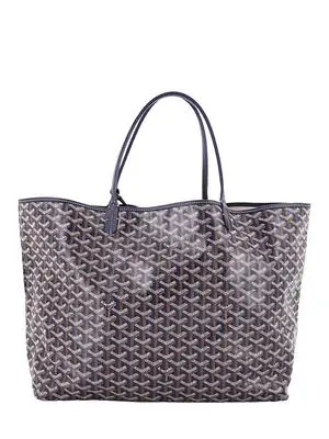 Goyard Gm Saint Louis Tote Coated Canvas - Blue