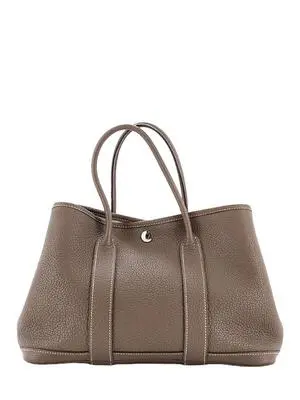 Hermès 30 Garden Party Tote Leather - Gray