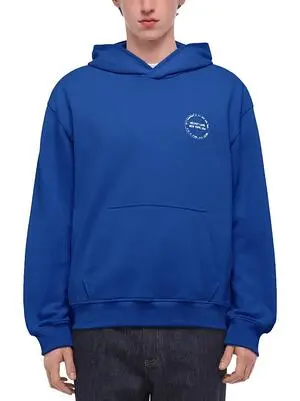 Helmut Lang Stamp Hoodie - Royal Blue