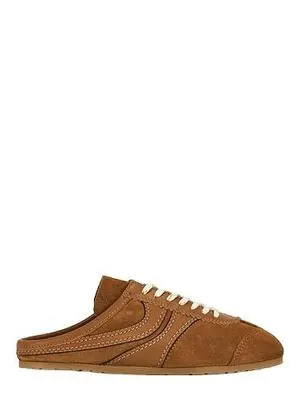 Dries Van Noten Suede Mule Sneakers - Tan