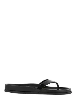 TOTEME Sculptural Flip Flops - Black