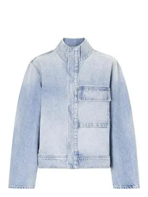 NILI LOTAN Marilou Denim Jacket - Blue
