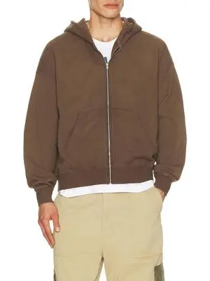 Visvim Jumbo Sb Hoodie F.z - Mud