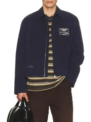 SONG FOR THE MUTE Academy Workman Jacket - Navy