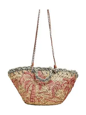 ARANAZ Aranaz Aplaya Straw Tote Bag
