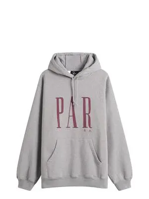 PARRA Gapped Logo Hoodie - Grey