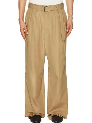 DRIES VAN NOTEN Dries Van Noten Wide Leg Belted Trousers