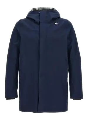 K-WAY Tommy Bonded Hooded Jacket - Blue