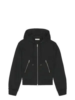 Dries Van Noten Dries Van Noten Charcoal Cotton Zip-Up Hoodie Anthracite