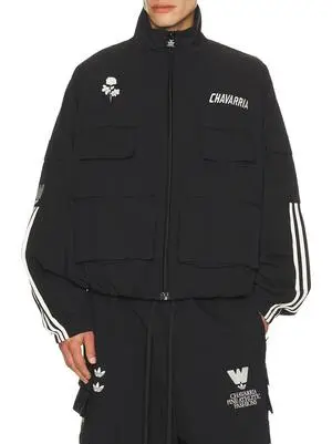 ADIDAS ORIGINALS X Willy Chavarria Cargo Track Jacket - Black
