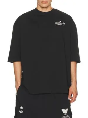 ADIDAS ORIGINALS X Willy Chavarria Logo Tee - Black