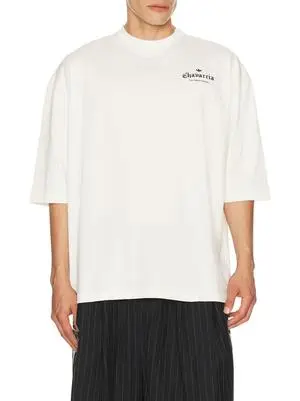ADIDAS ORIGINALS X Willy Chavarria Logo Tee - White