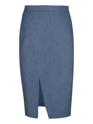 CONQUISTA Denim Style Pencil Skirt - Blue
