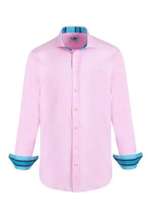 KOY CLOTHING Oxford Cotton Shirt - Pink