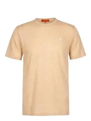 MAISON TANGERINE Neutrals Linen T-shirt Dune For - Brown