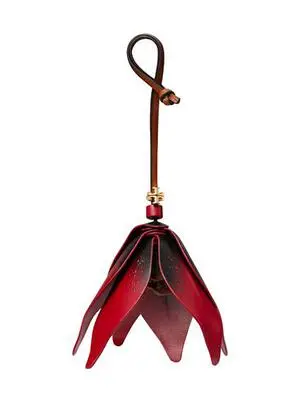 Tory Burch Flower Bag Charm - Red